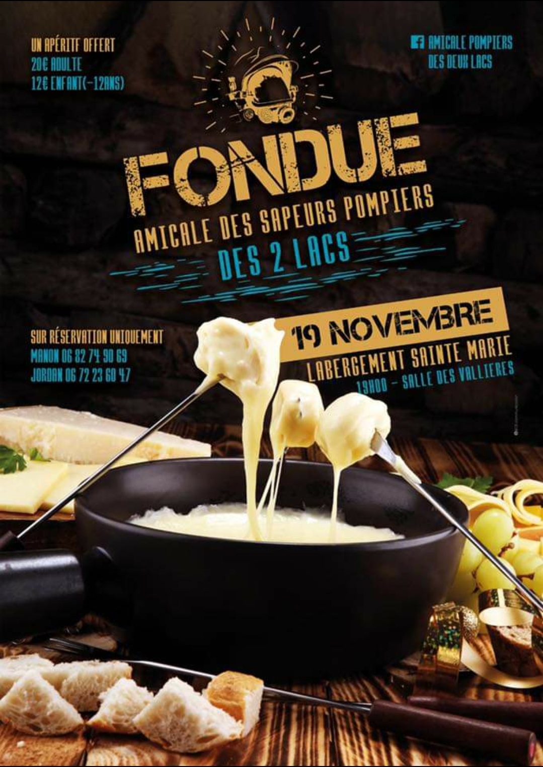 Fondue géante des sapeurs pompiers